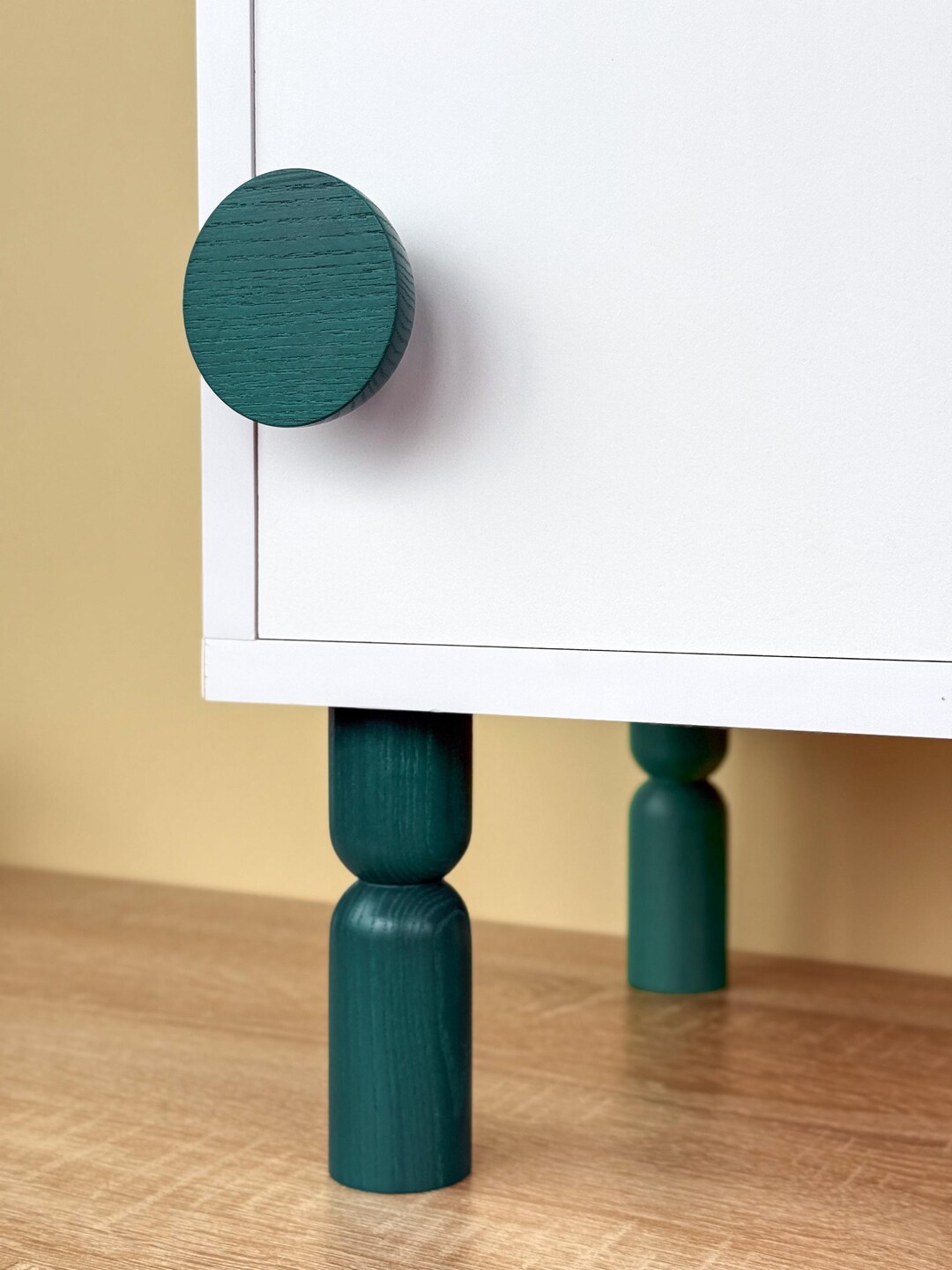 Sculpted Dresser Leg, Decorative Oak Table Leg, Nightstand Cabinet Leg ...