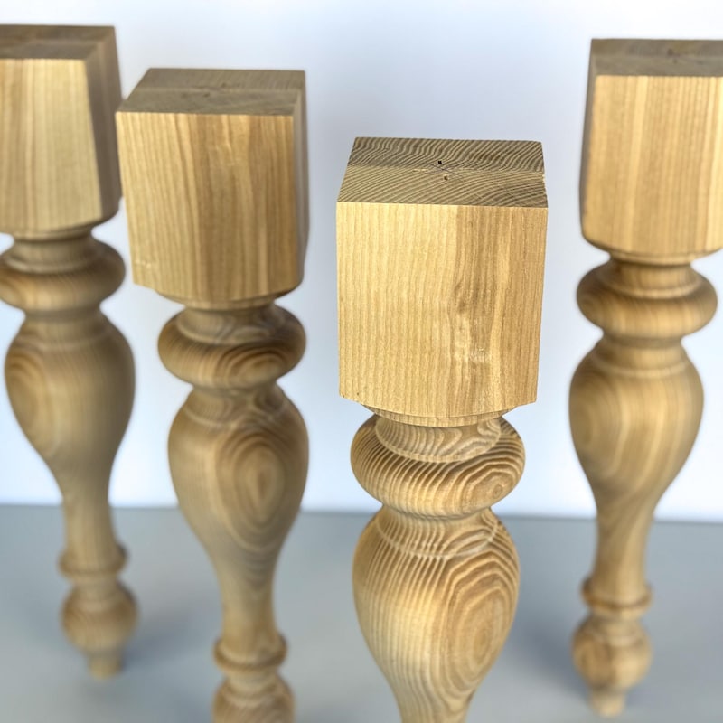 Chunky Wood Table Legs