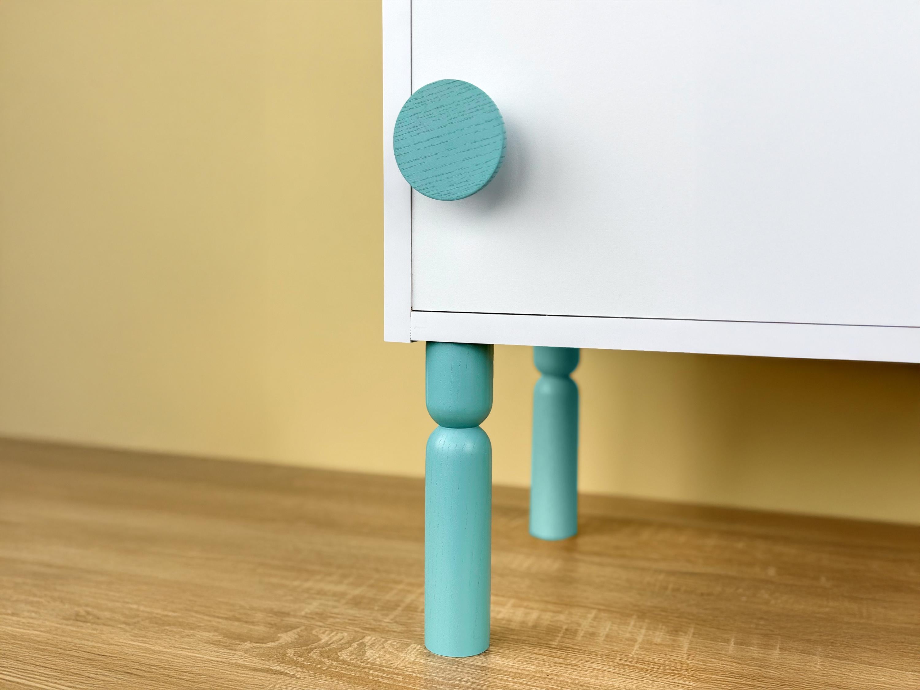 Colored Small Furniture Legs, Furniture Legs Wood, Custom Cabinet Legs ...