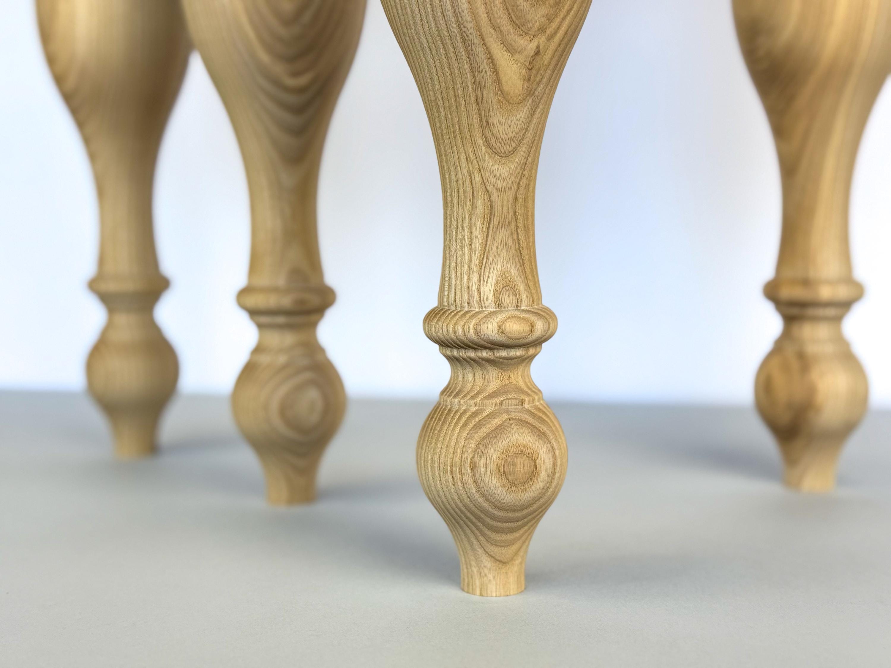 Classic Wooden Legs for Furniture, Farmhouse Table Legs, Dining Table ...