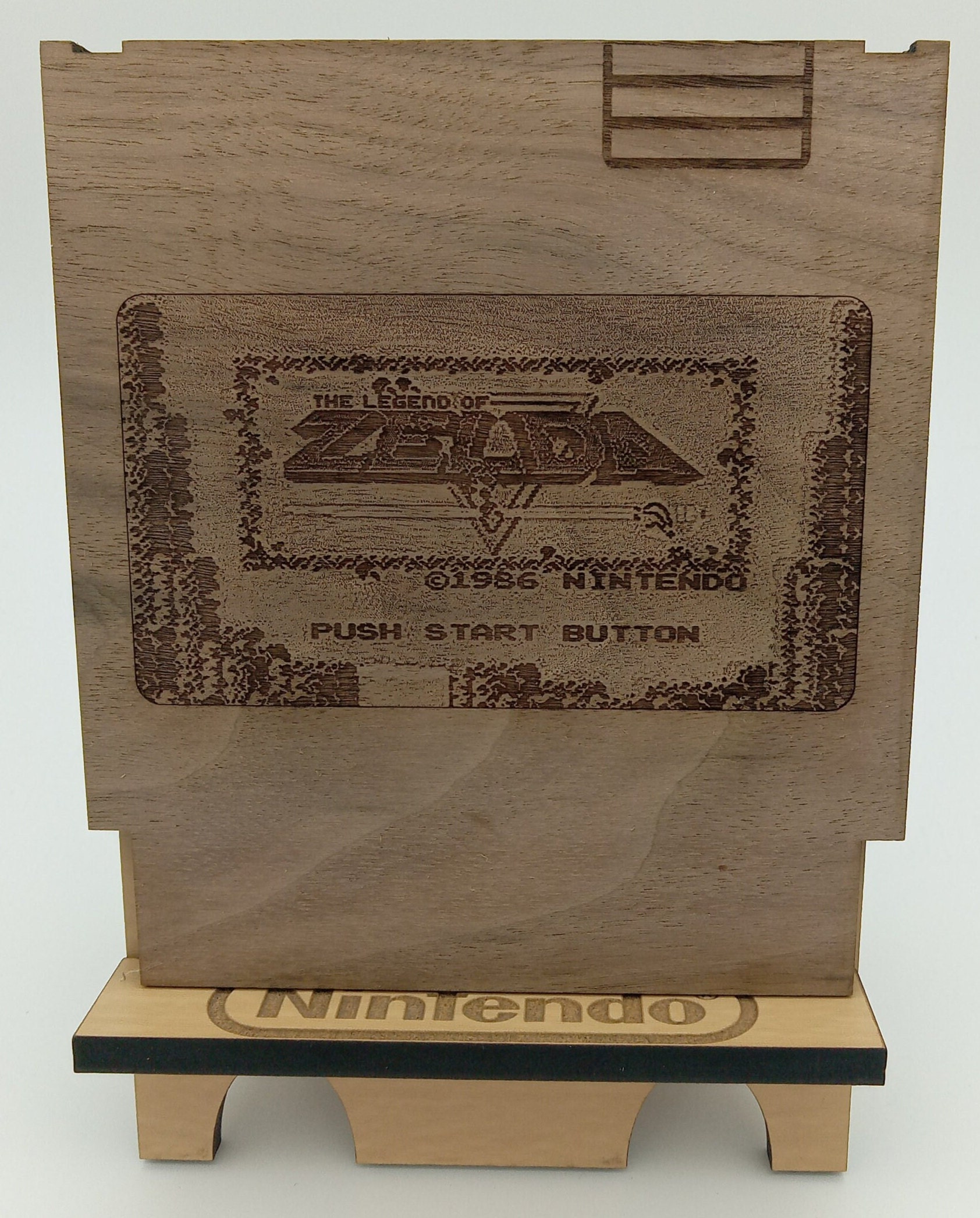 Wooden the Legend of Zelda NES Cartridge - Etsy