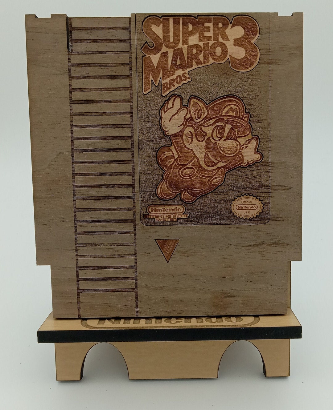 Wooden Super Mario Bros 3 NES Cartridge - Etsy