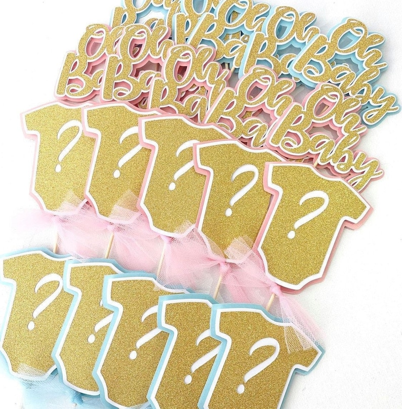 Baby Cupcake Toppers Silhouette Studio Instant Download Pdf Jpg