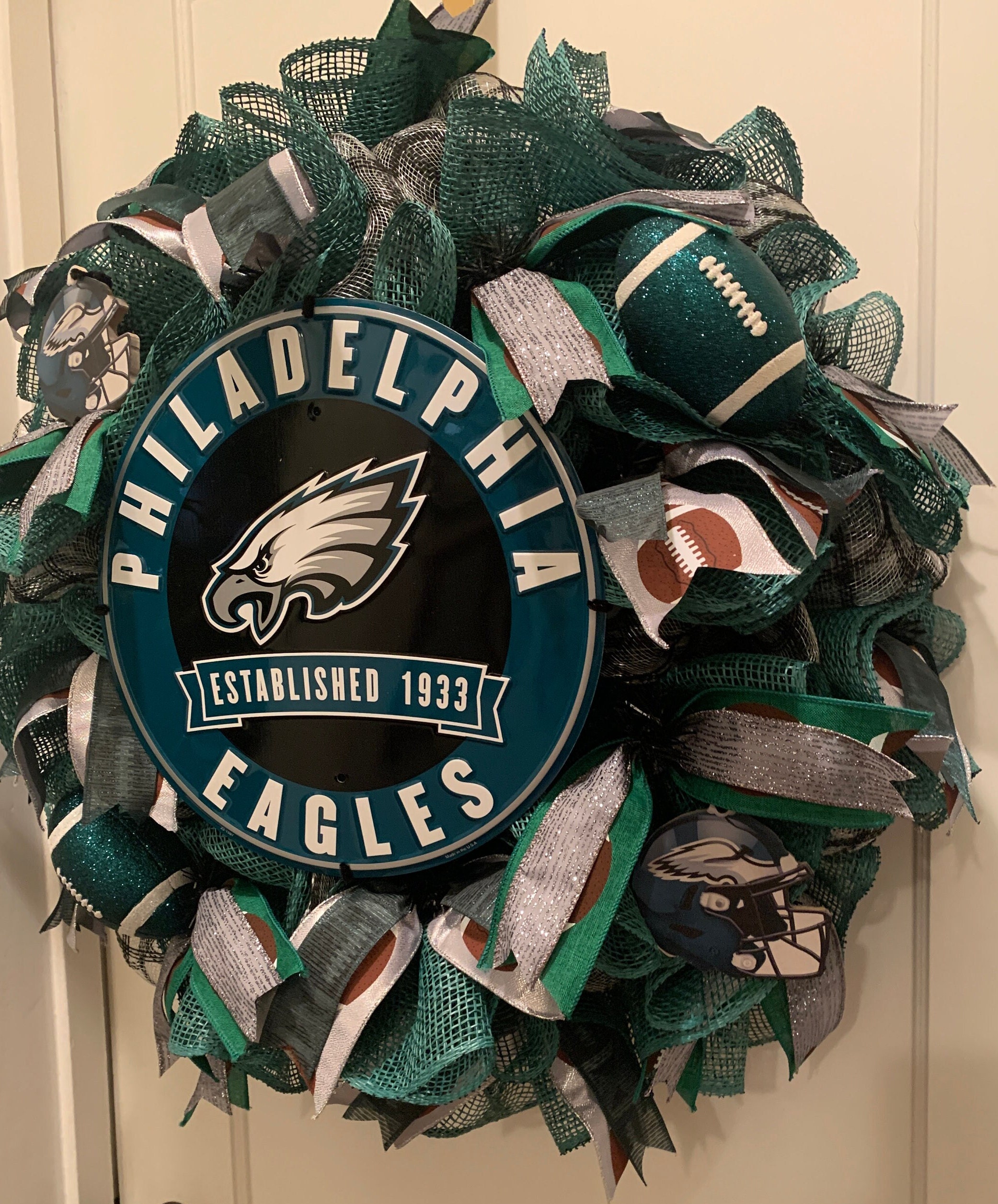 Philadelphia Eagles Wreath Fly Eagles Fly Wreath Eagles Are Flying High ...
