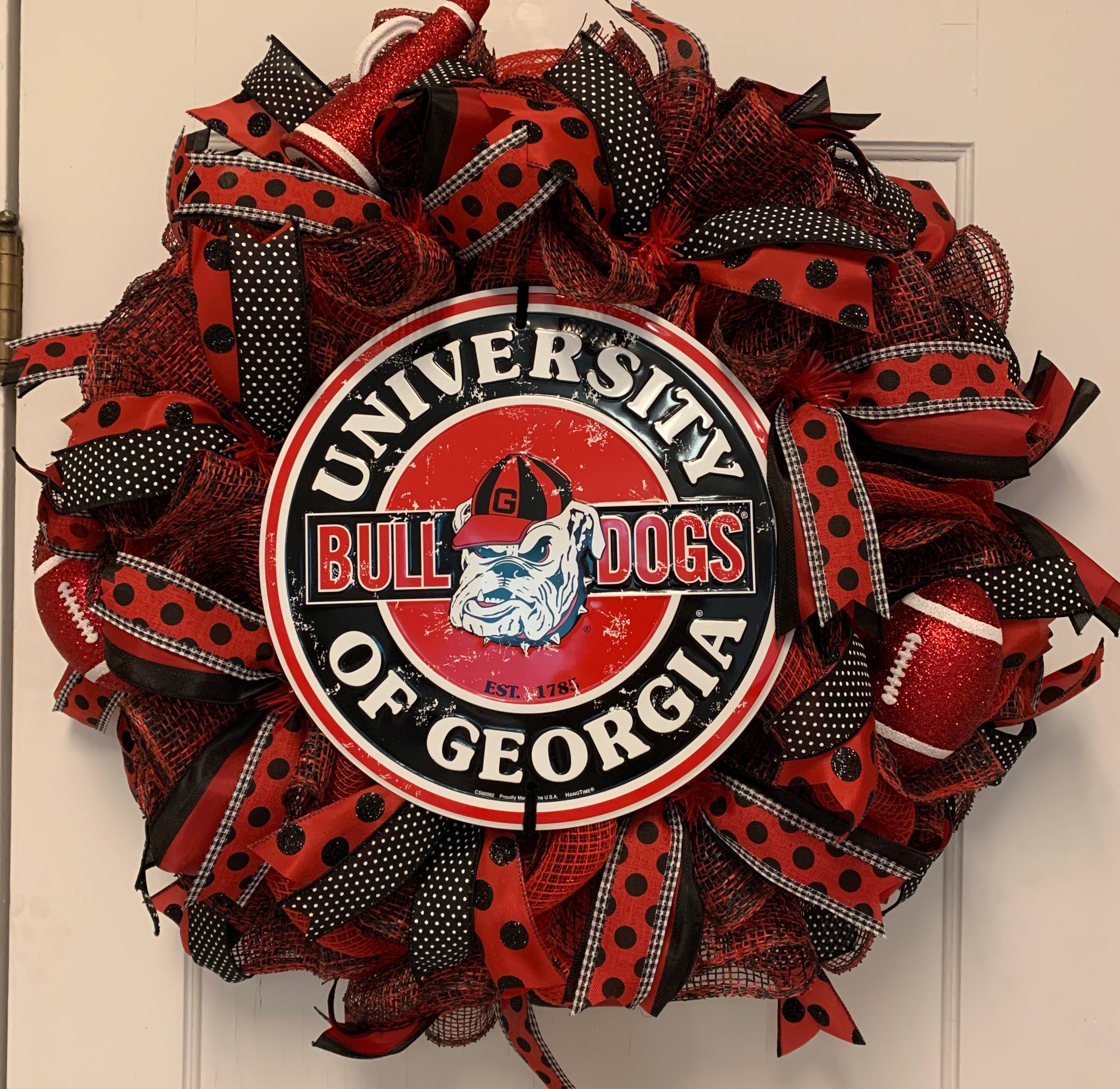 University of Georgia Wreath | Bulldogs Wreath | UGA Wreath | Georgia ...