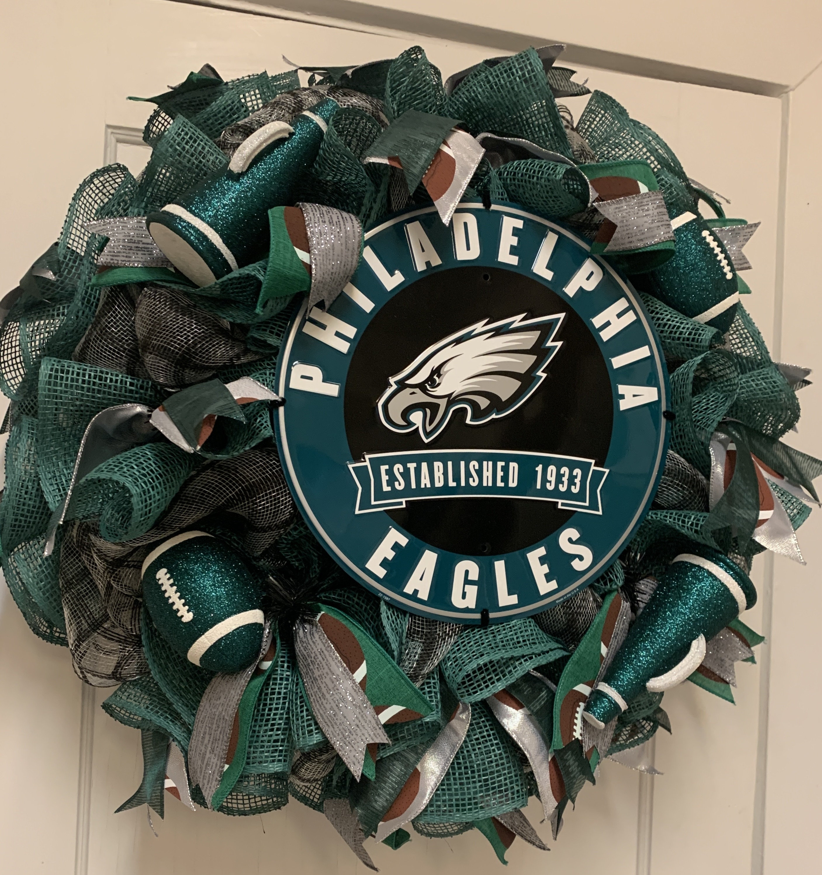 Philadelphia Eagles Wreath | Fly Eagles Fly Wreath | Eagles Are Flying ...