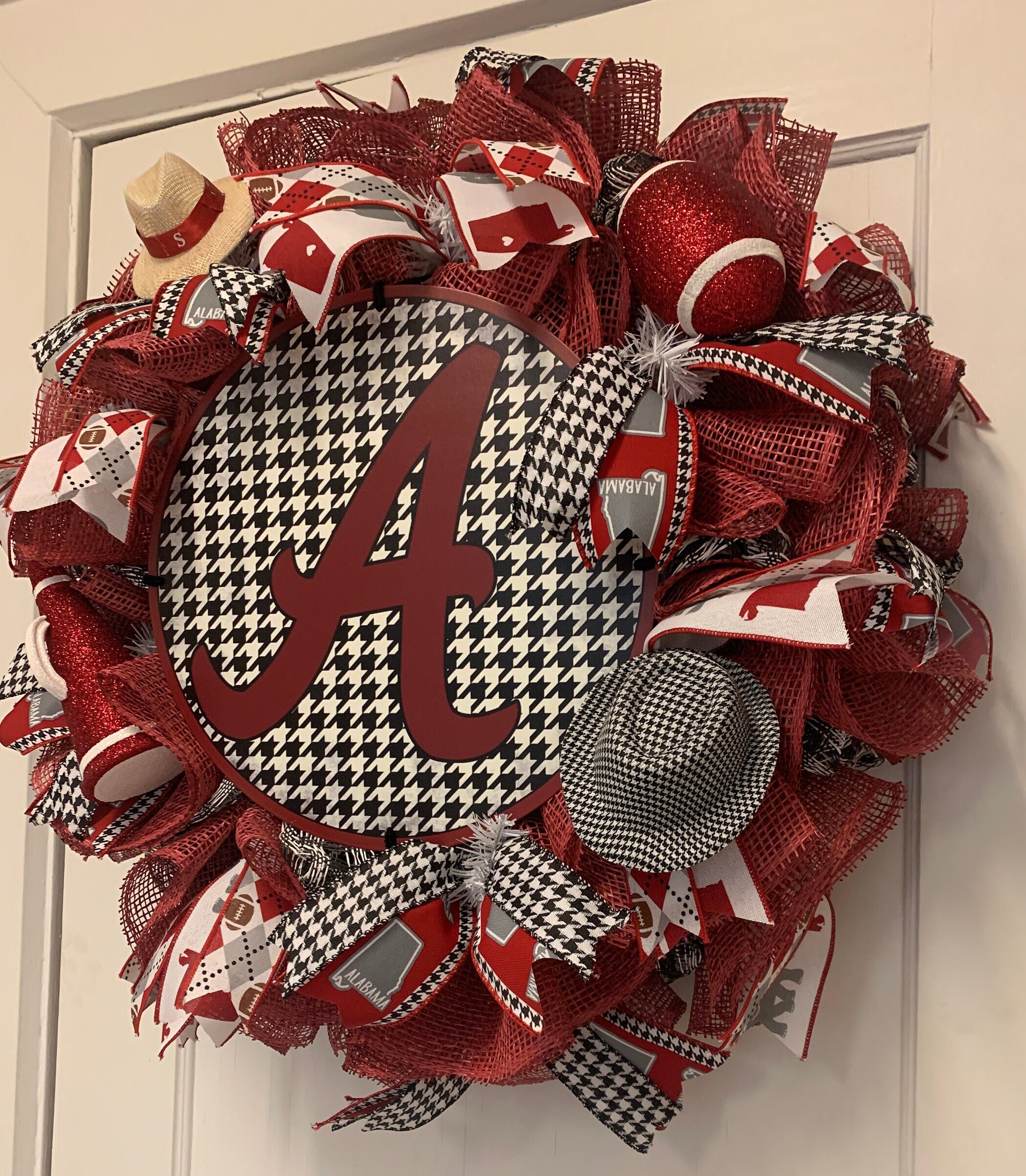 University of Alabama Wreath Roll Tide Wreath Bama Wreath Alabama ...