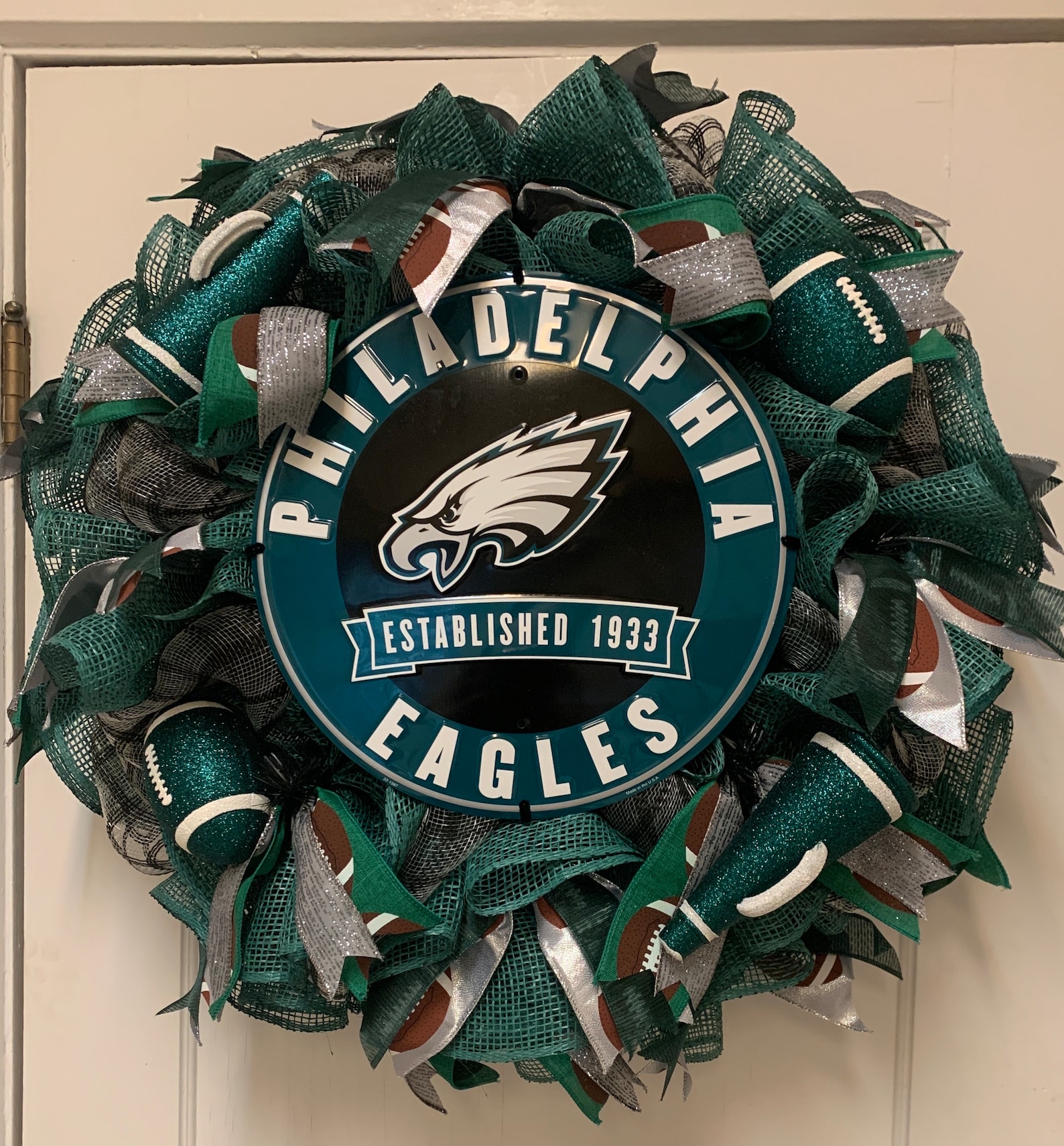 Philadelphia Eagles Wreath | Fly Eagles Fly Wreath | Eagles Are Flying ...