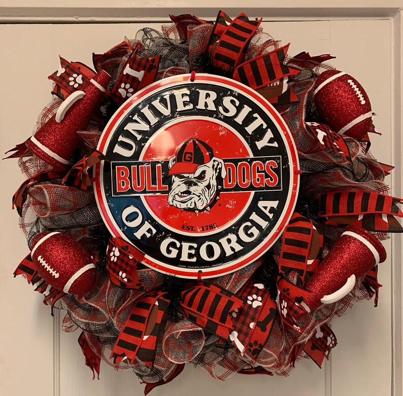 University of Georgia Wreath | Bulldogs Wreath | UGA Wreath | Georgia ...