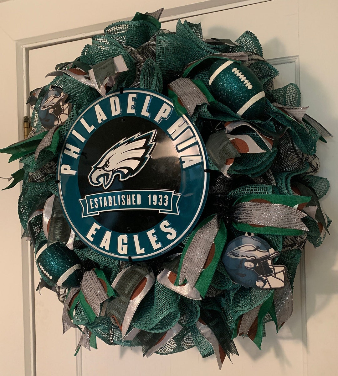 Philadelphia Eagles Wreath | Fly Eagles Fly Wreath | Eagles Are Flying ...