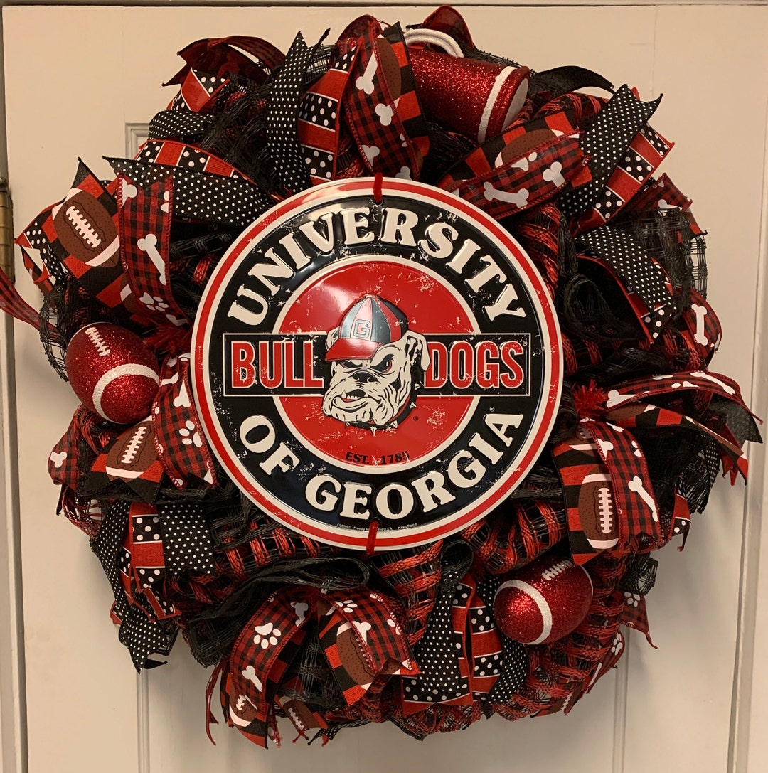 University of Georgia Wreath Bulldogs Wreath UGA Wreath Georgia Wreath ...