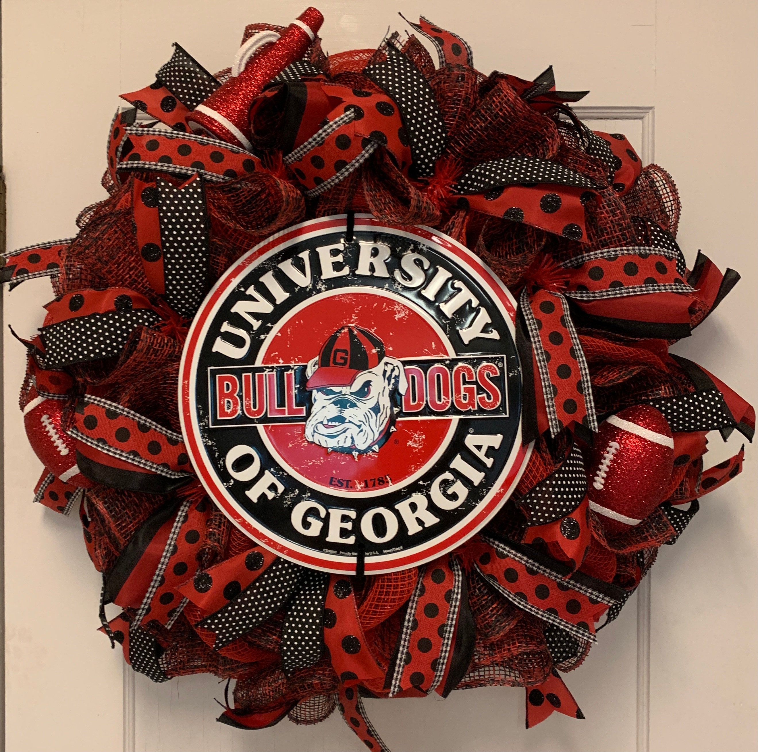 University of Georgia Wreath | Bulldogs Wreath | UGA Wreath | Georgia ...