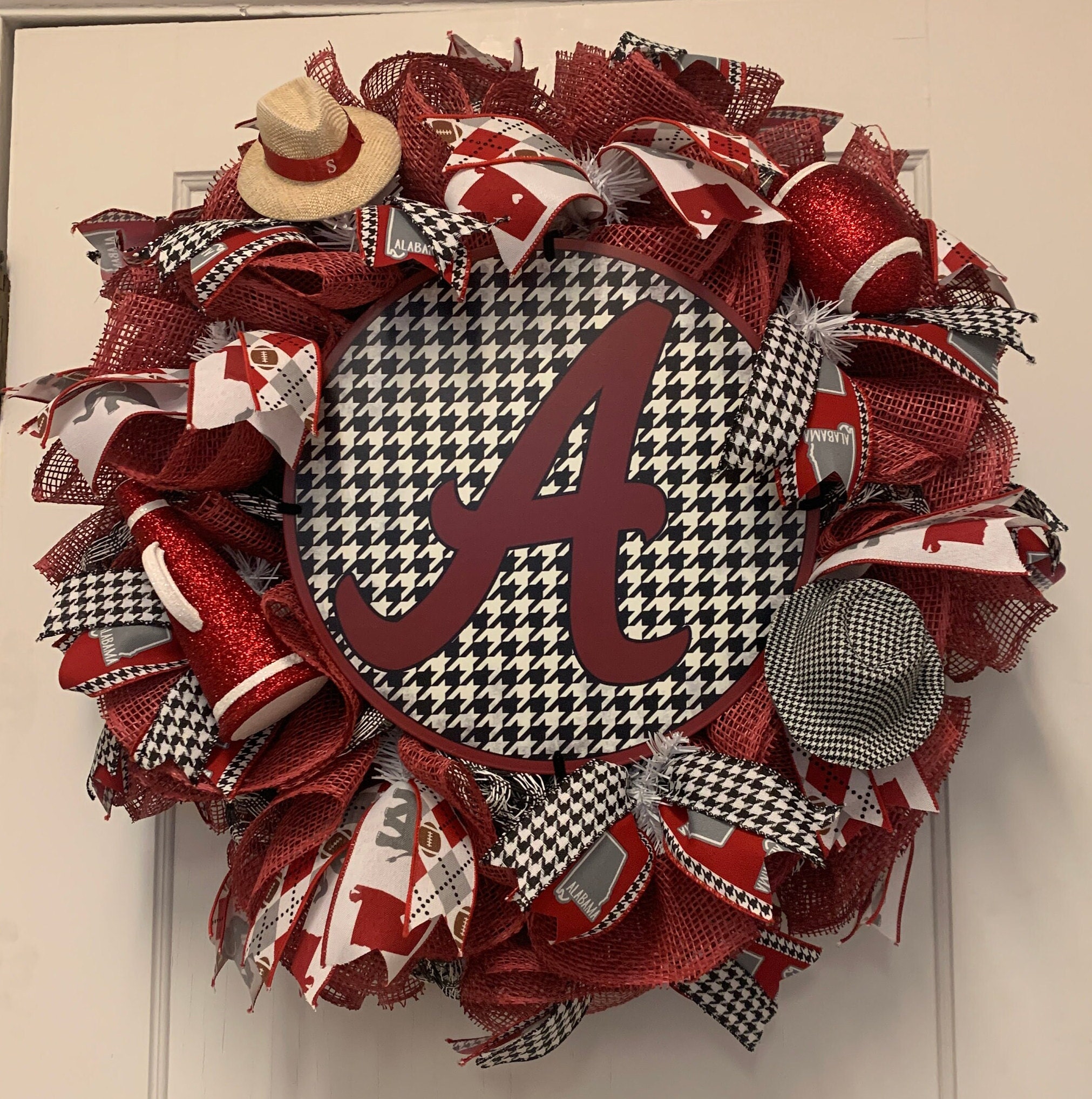 University of Alabama Wreath Roll Tide Wreath Bama Wreath Alabama ...