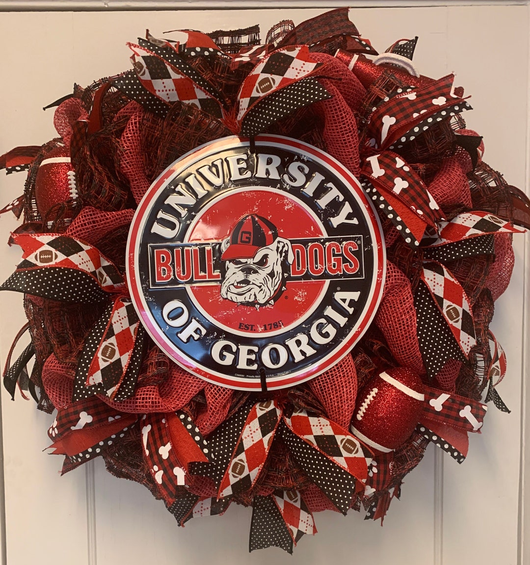 University of Georgia Wreath | Bulldogs Wreath | UGA Wreath | Georgia ...