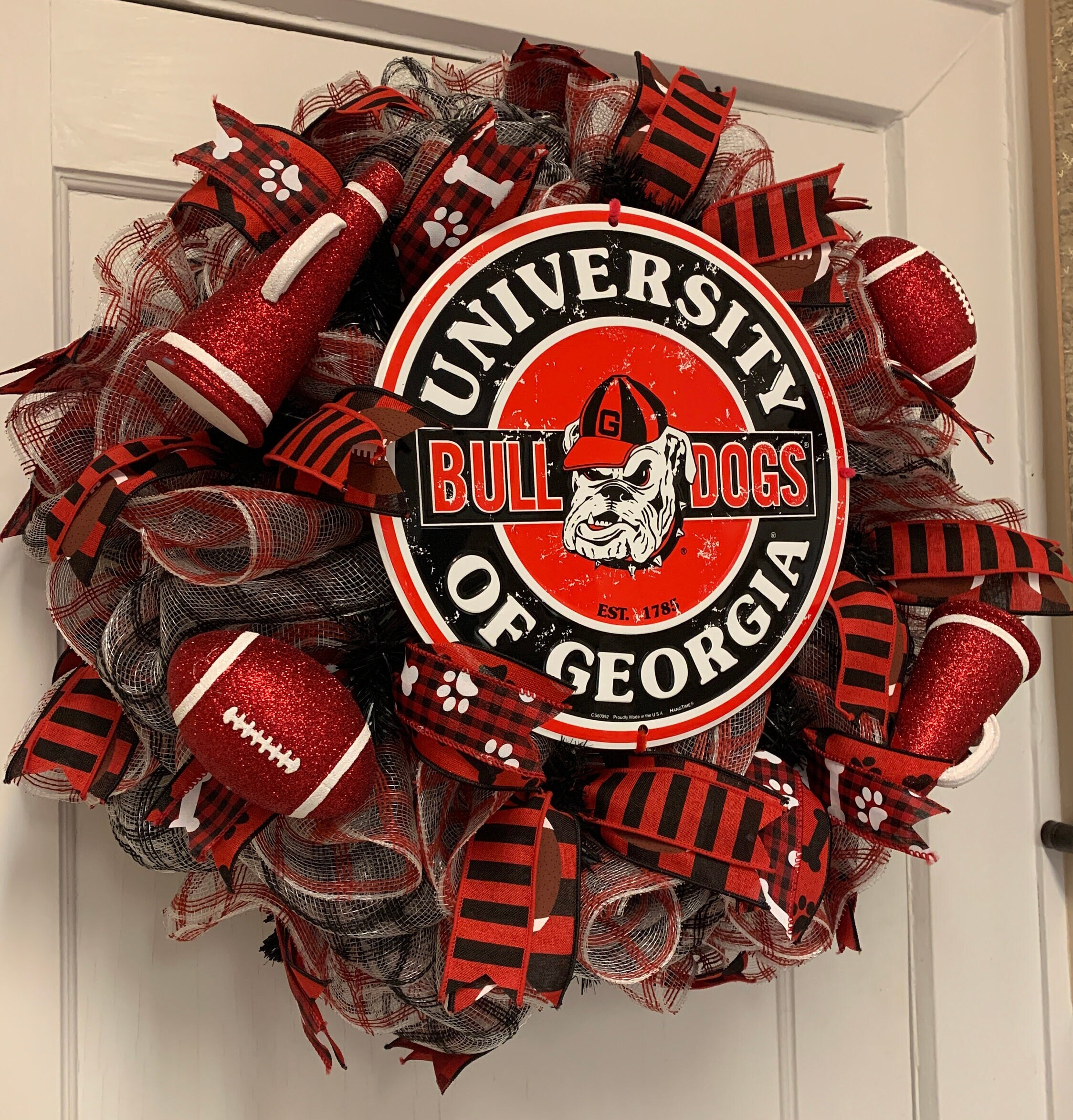 University of Georgia Wreath | Bulldogs Wreath | UGA Wreath | Georgia ...