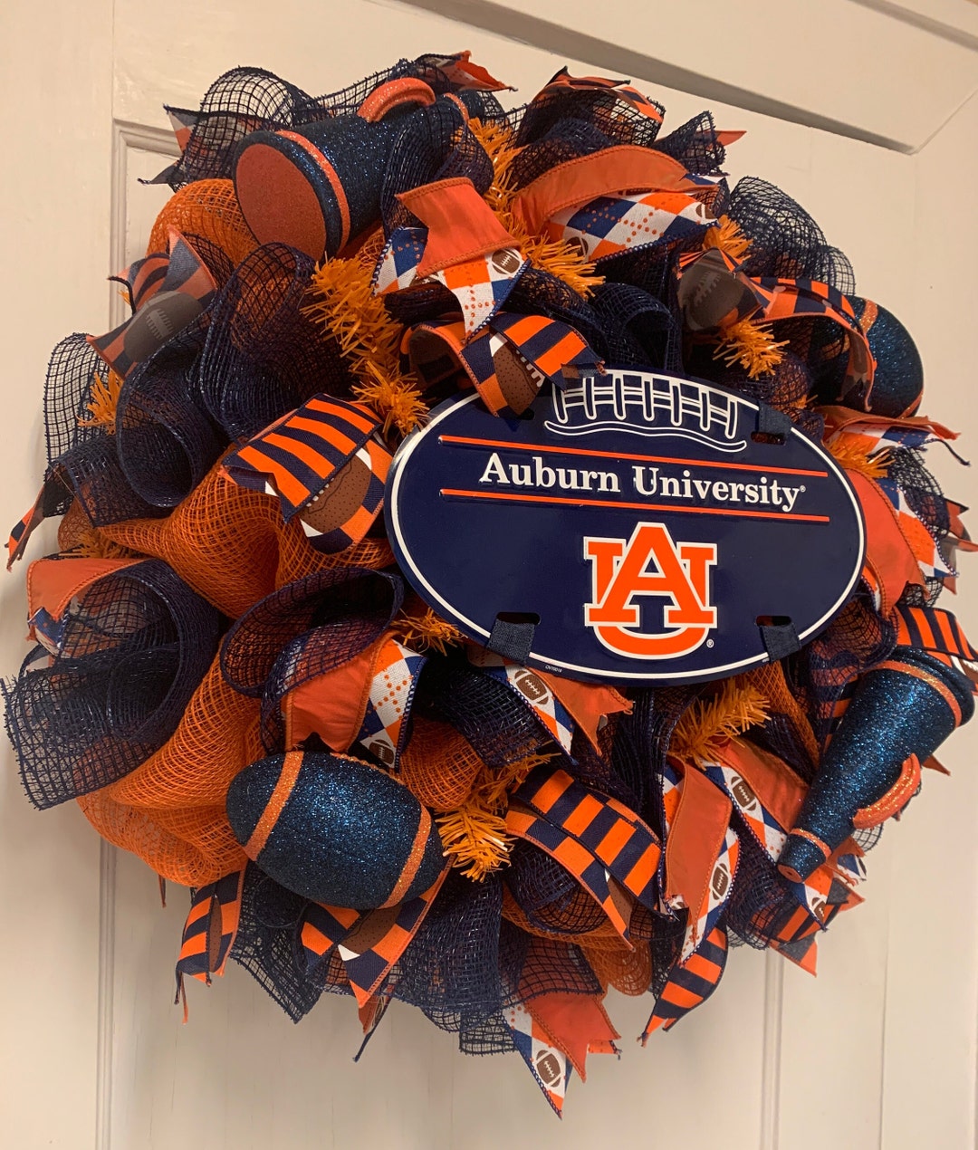 Auburn Tigers Wreath I War Eagle Wreath I Auburn Football Wreath I ...
