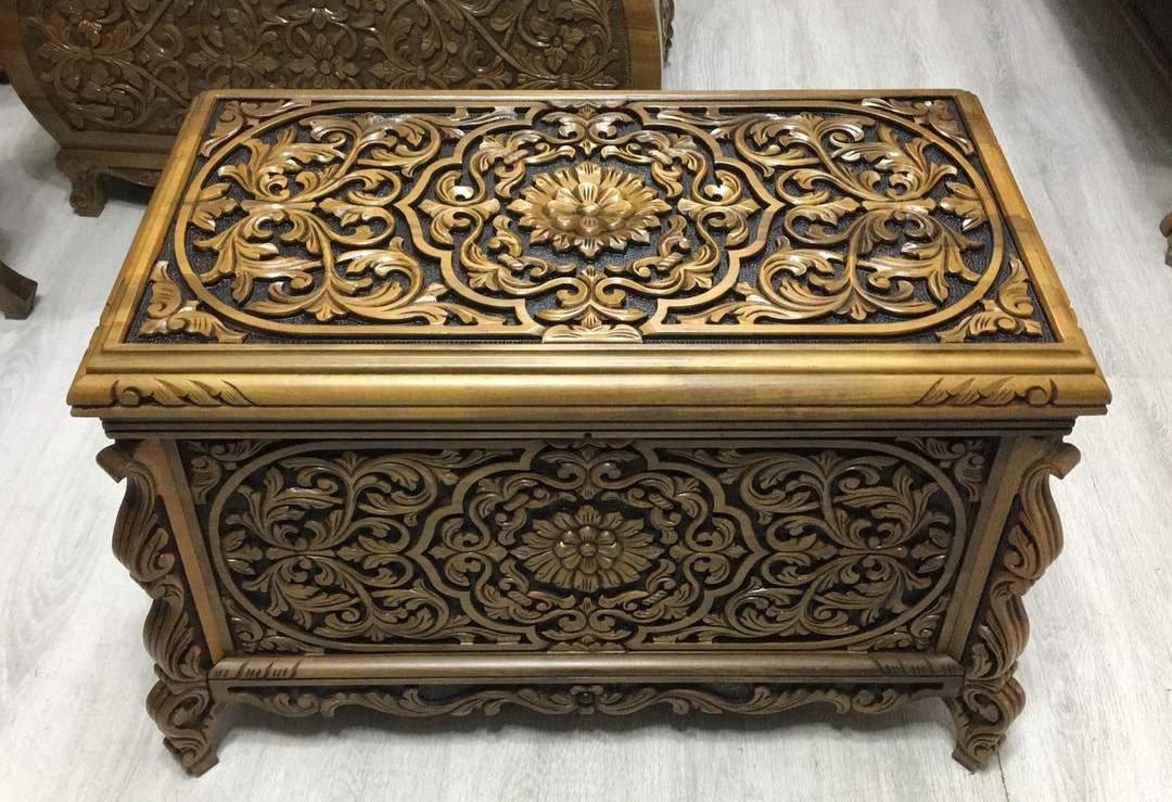 Exclusive Handmade Walnut Treasure Box With a Gift of Walnut - Etsy