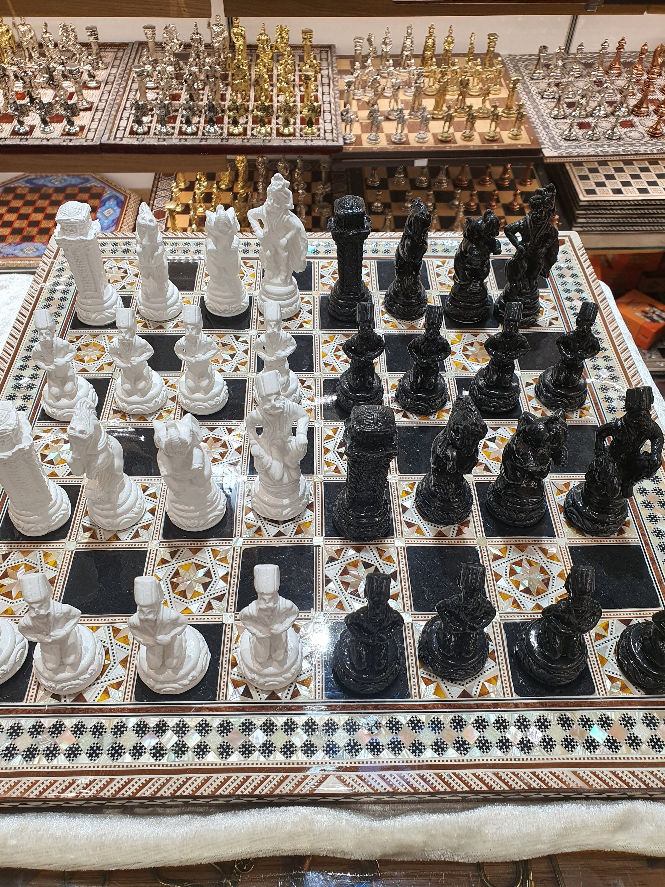 Girl Chess Set - Etsy