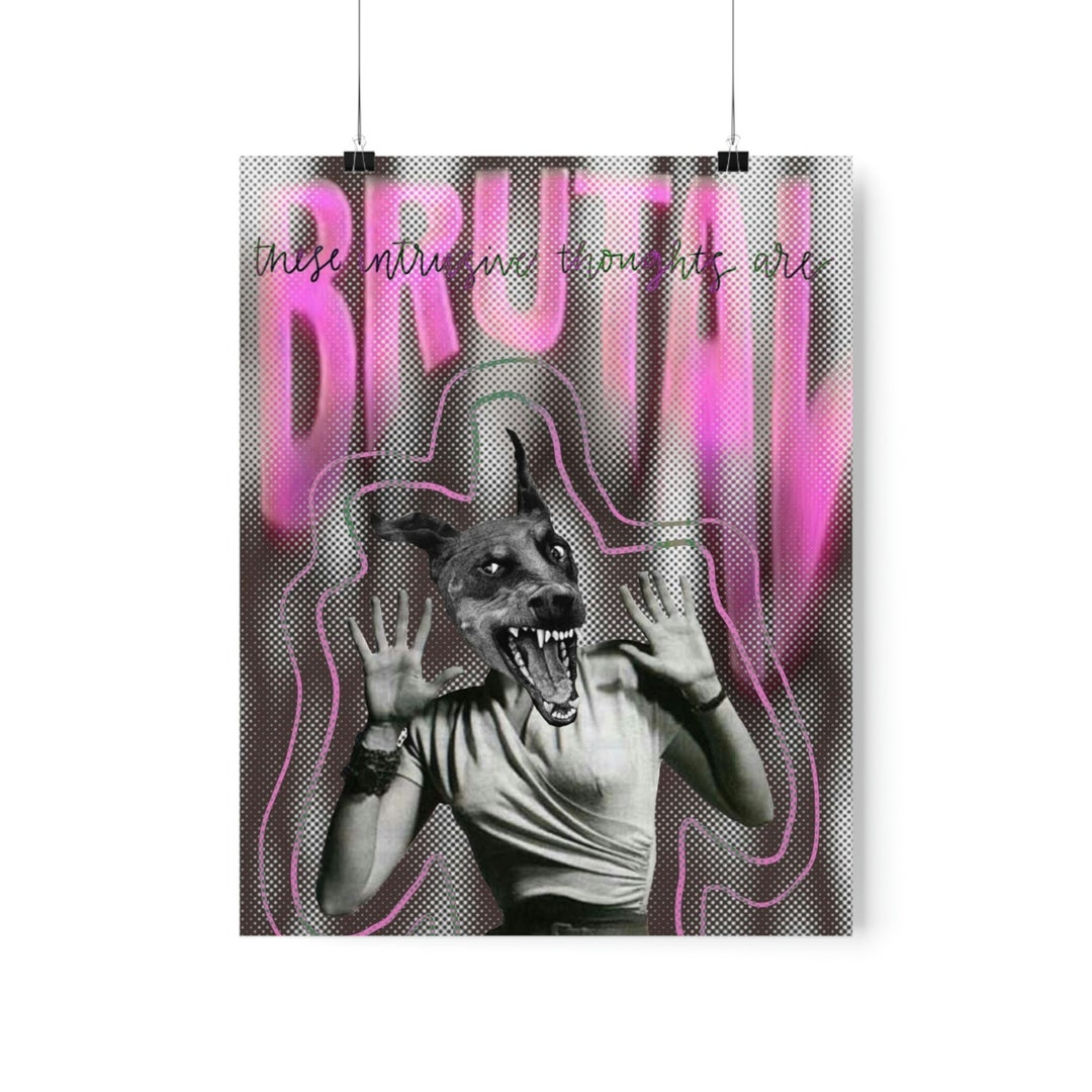 BRUTAL (digital Collage, Psychedelic Art, Surreal Art, Dark Aesthetic ...