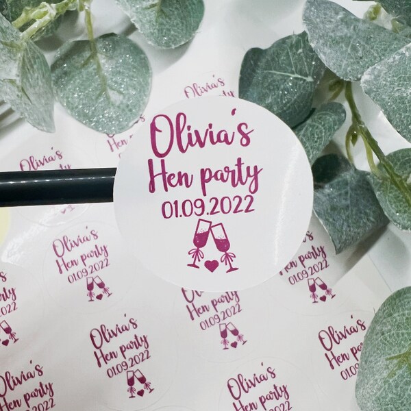 Hen Party Stickers - Etsy UK