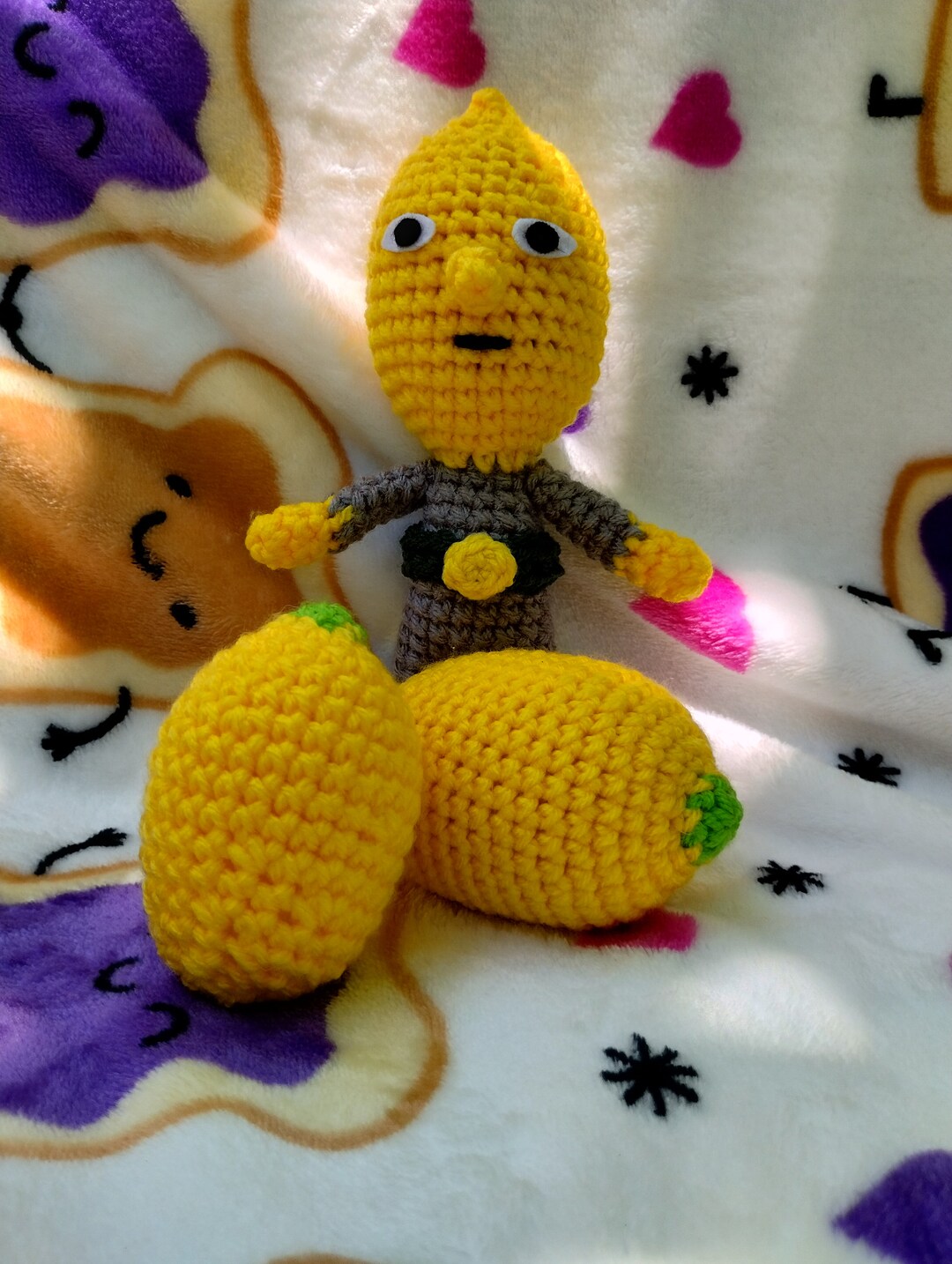 Lemongrab Crochet Doll - Etsy