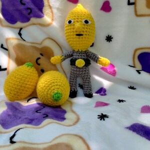Lemongrab Crochet Doll - Etsy