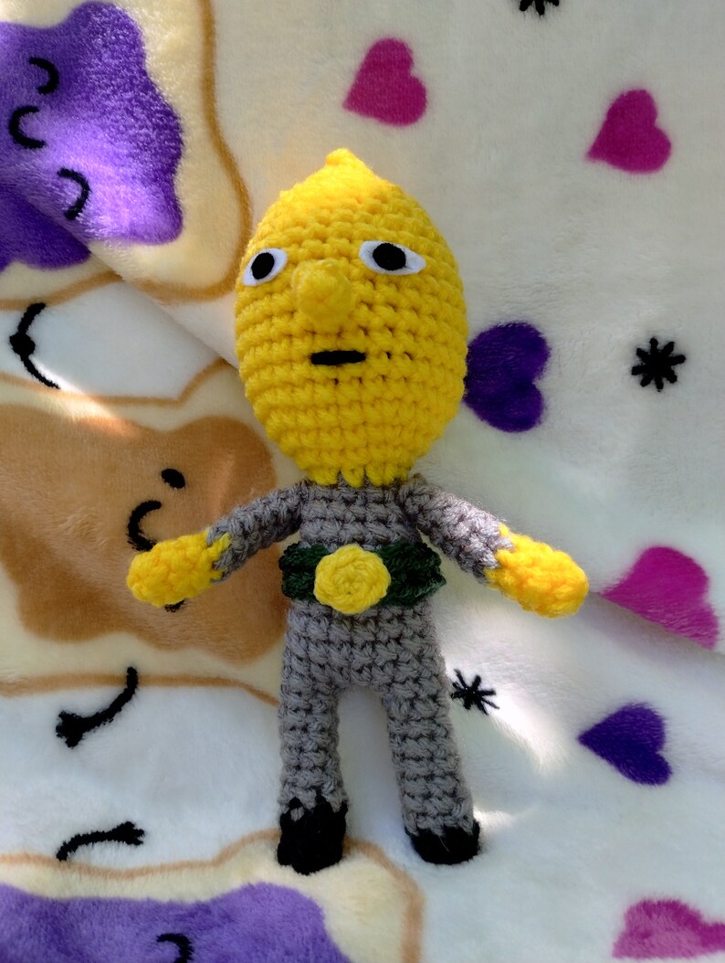Lemongrab Crochet Doll - Etsy