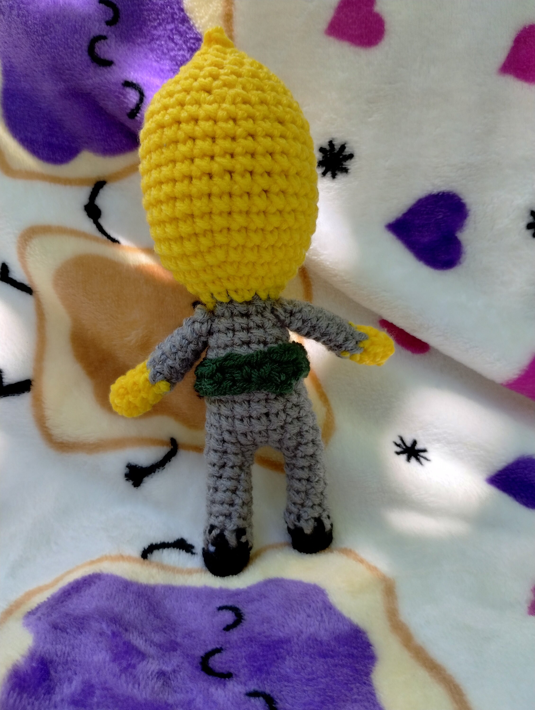 Lemongrab Crochet Doll - Etsy