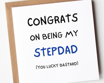 Card for Step Dad Birthday - Etsy