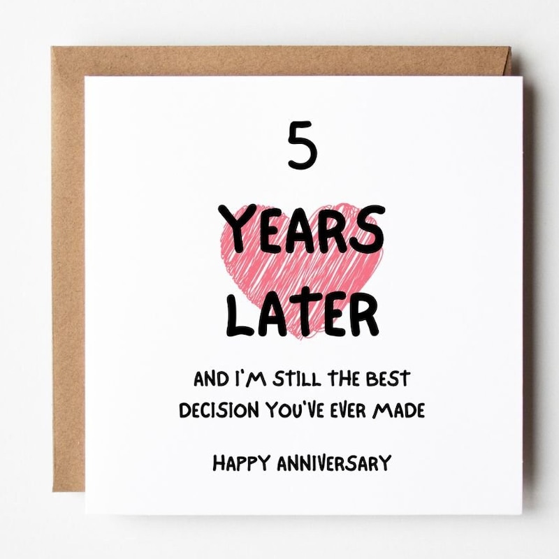 5 Year Anniversary - Etsy