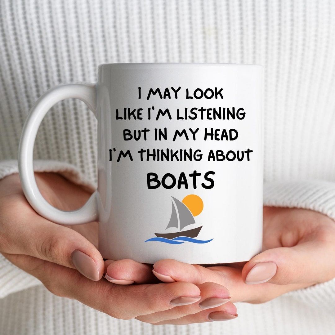Boat Mug, Boating Gift, Funny Boating Gift for Men, Him, Gifts for ...