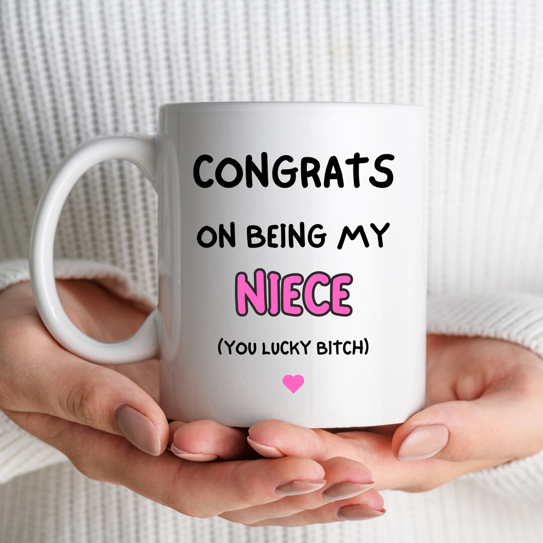 Funny Rude Niece Mug Best Personalised Gift Her Sarcastic Custom Coffee ...