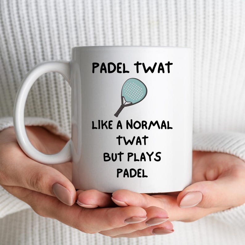 Funny Padel Mug Funny Gift for Padel Lover Joke Gift for Him or Her ...