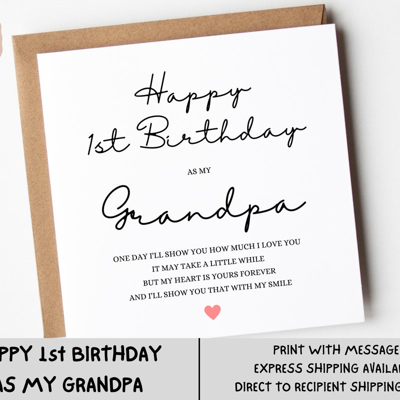 Grandpa Card - Etsy