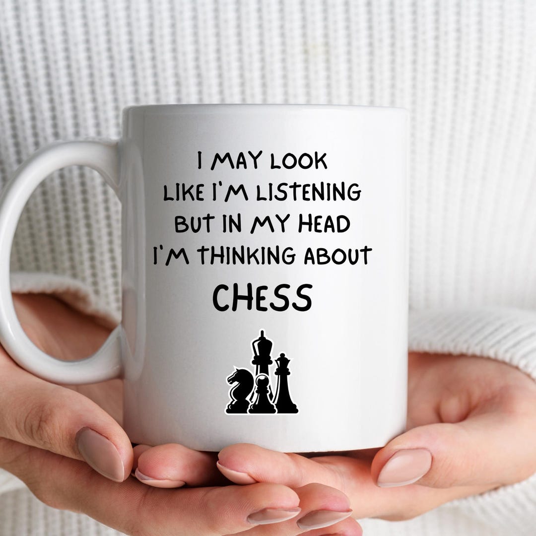 Chess Themed Mug - Funny Chess Mugs Personalised Chess Player Coffee ...