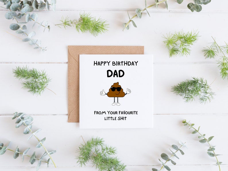 Funny Birthday Card for Dad Happy Birthday Dad Card Dads - Etsy