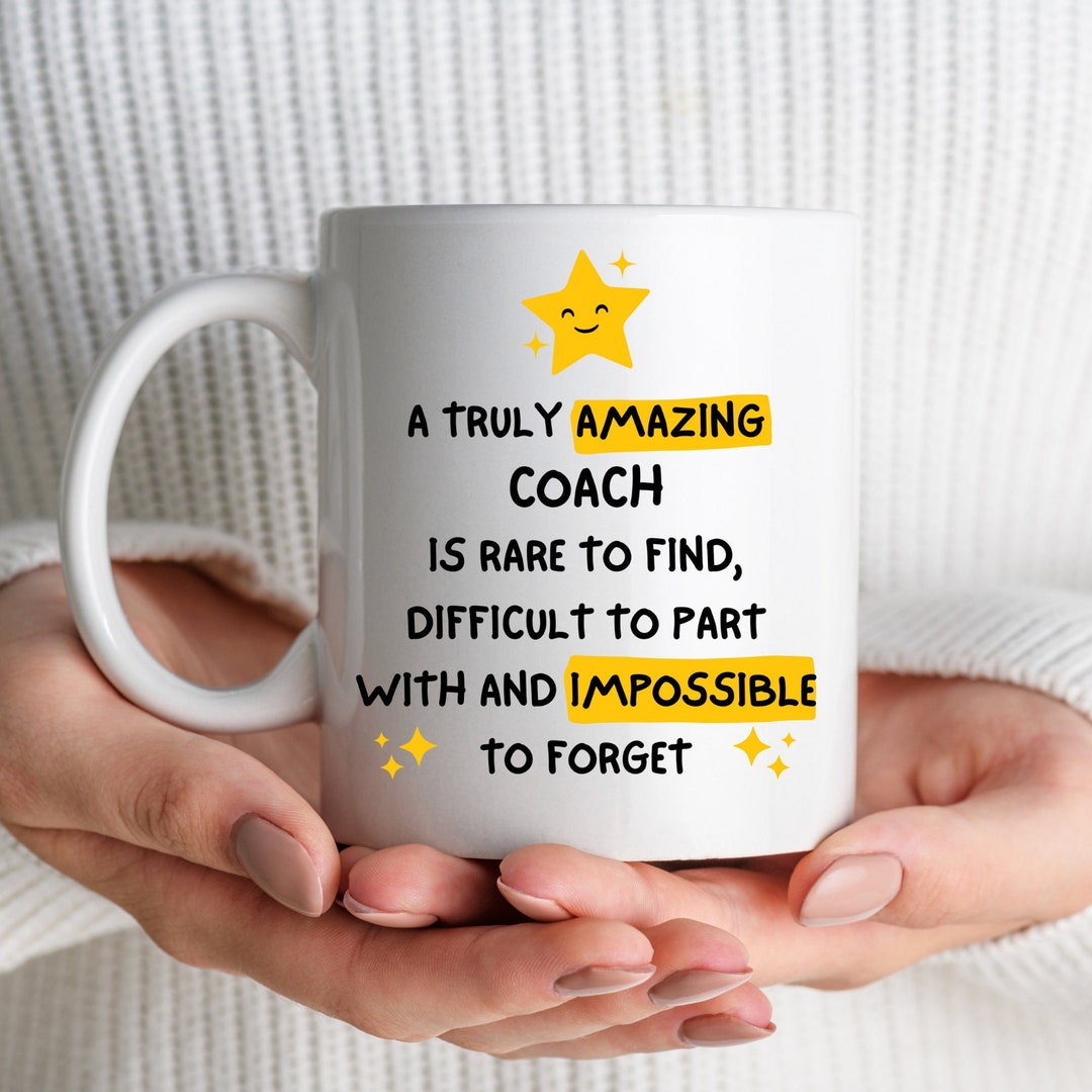 Personalised Coach Thank You Mug Best Gift for Him or Her Football ...