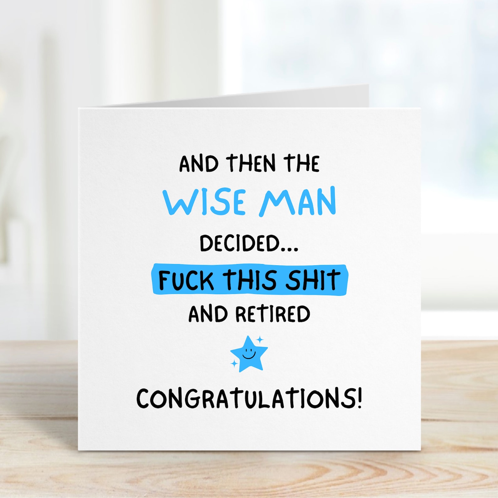 Retirement Card for Men, the Wise Man Retired Congratulations Card, Men ...