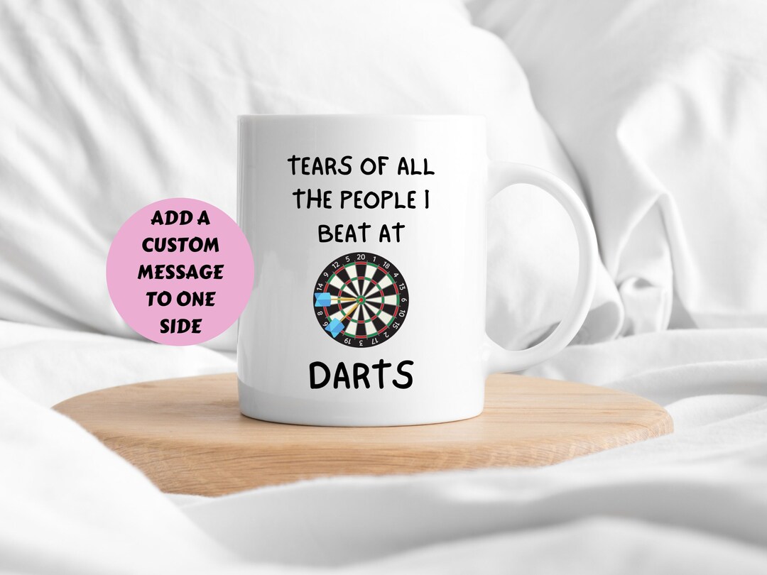 Tears of People I Beat at Darts Mug, Darts Mug, Funny Gift for Darts ...