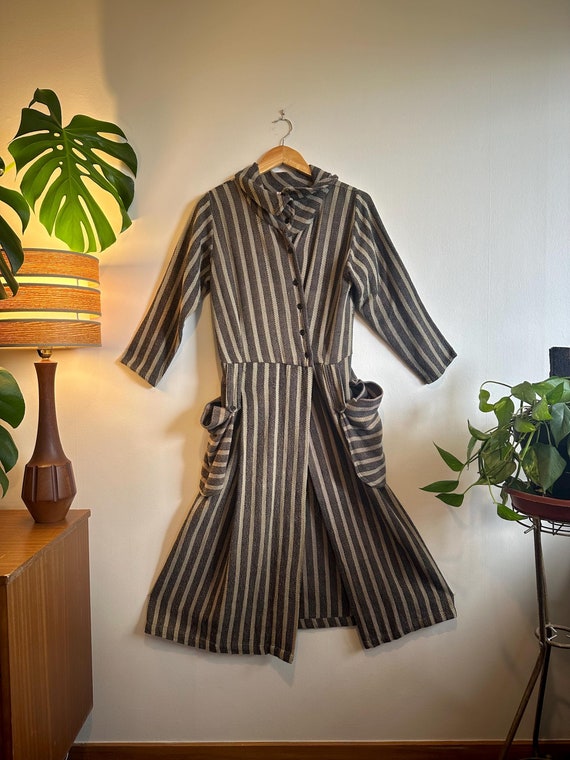 1970s Vintage Indian Boho Cotton Duster Coat - Gem