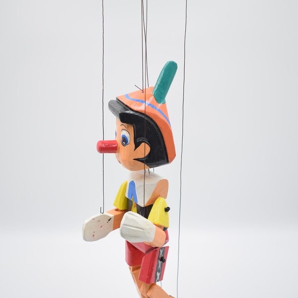 Wooden Pinocchio - Etsy