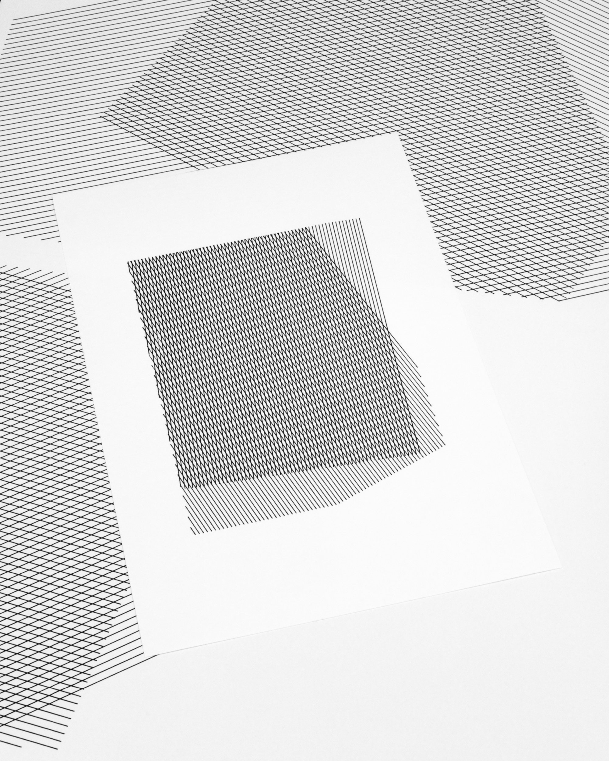 Minimal Accident 03 Ink Drawing Generative Art Pen Plotter - Etsy