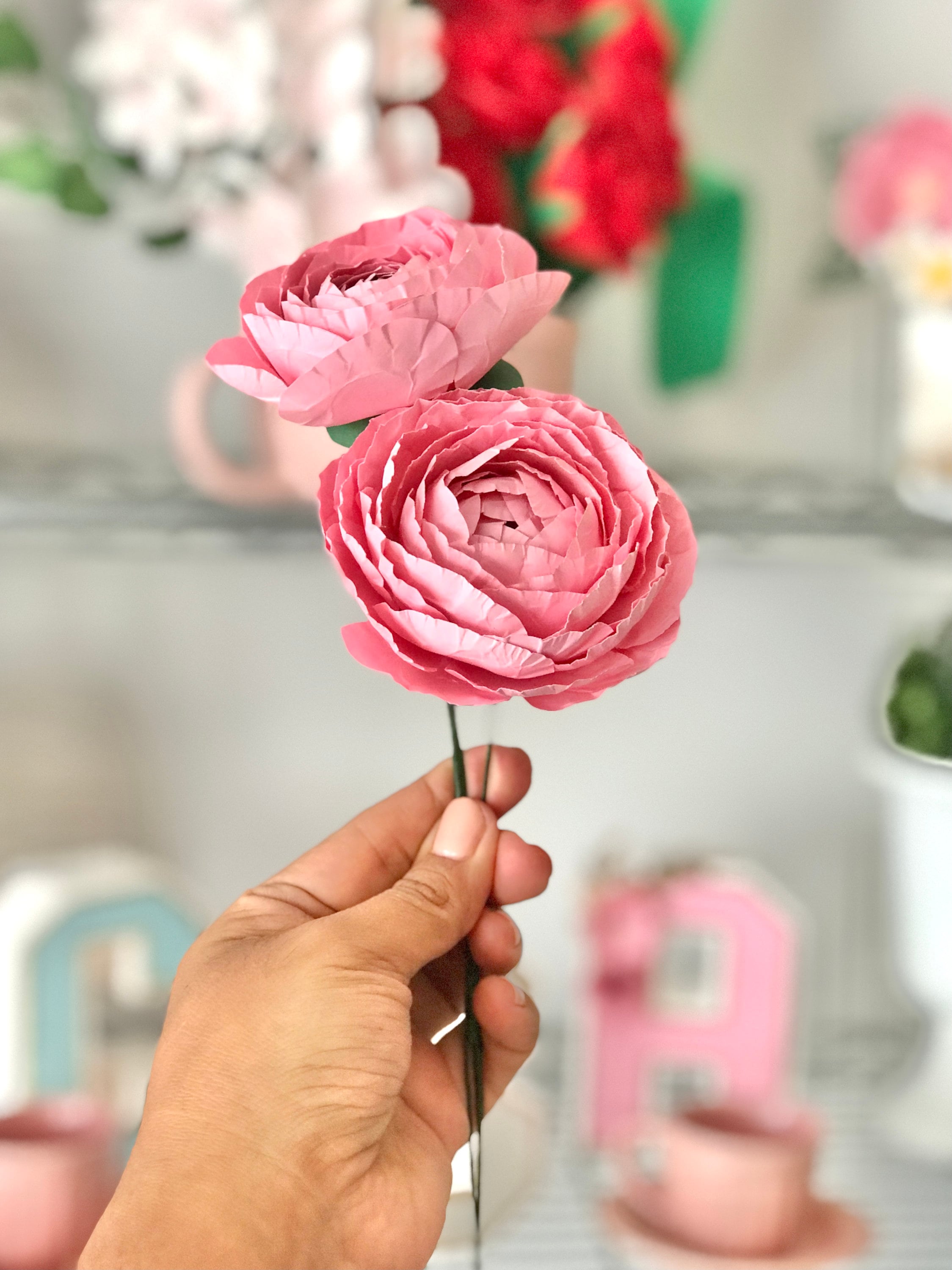 Ranunculus With Video Tutorial Format SVG, STUDIO, PDF Decopau ...