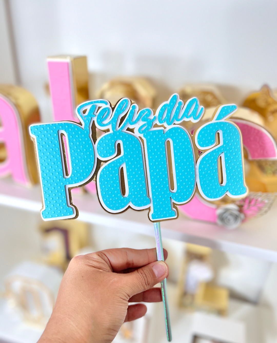 Topper Feliz Dia Papa Para Celebra Formato SVG for Cricut and Others ...