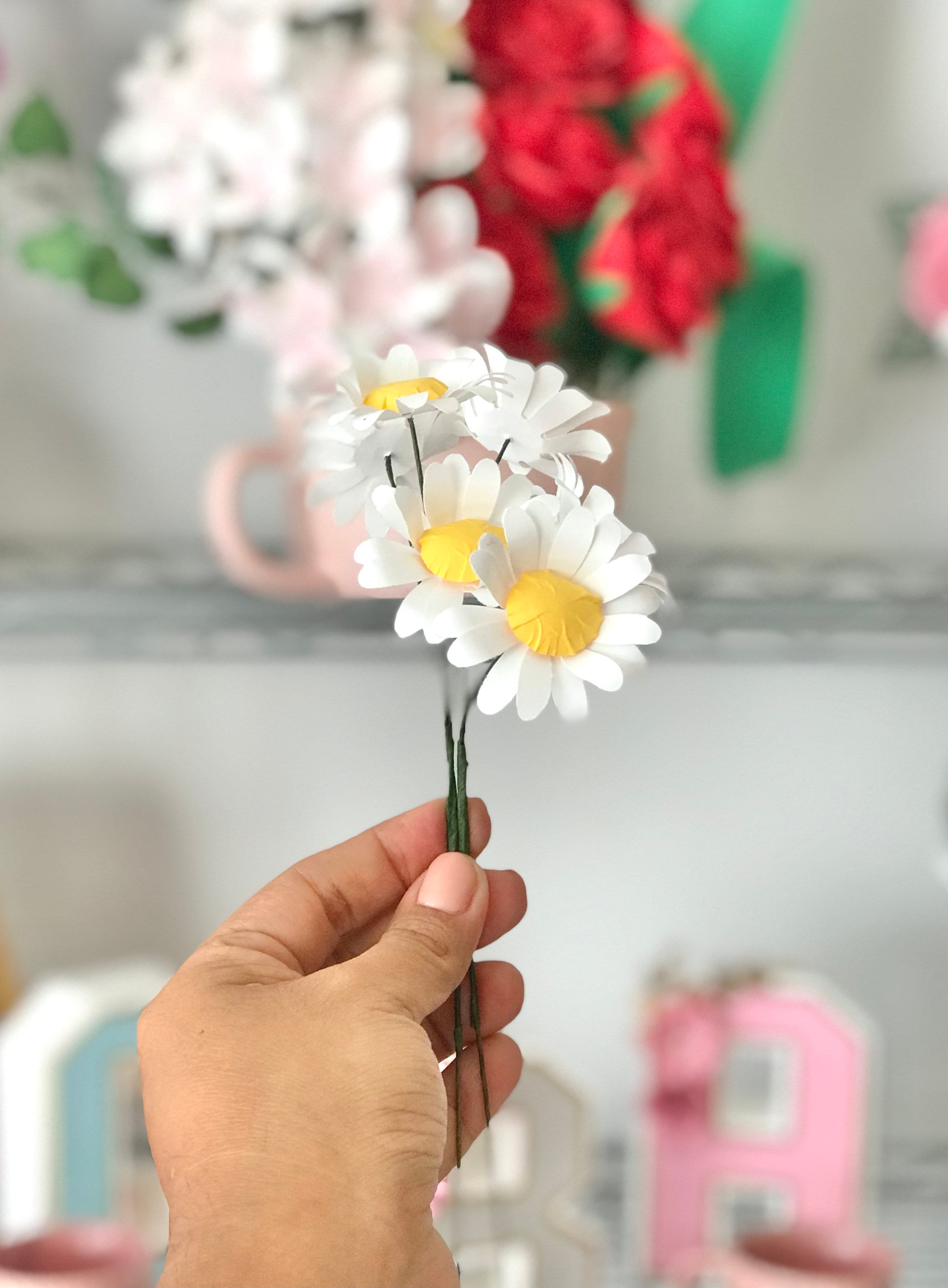 Daisy Flower With Video Tutorial - Format SVG, STUDIO, PDF - Decopau ...