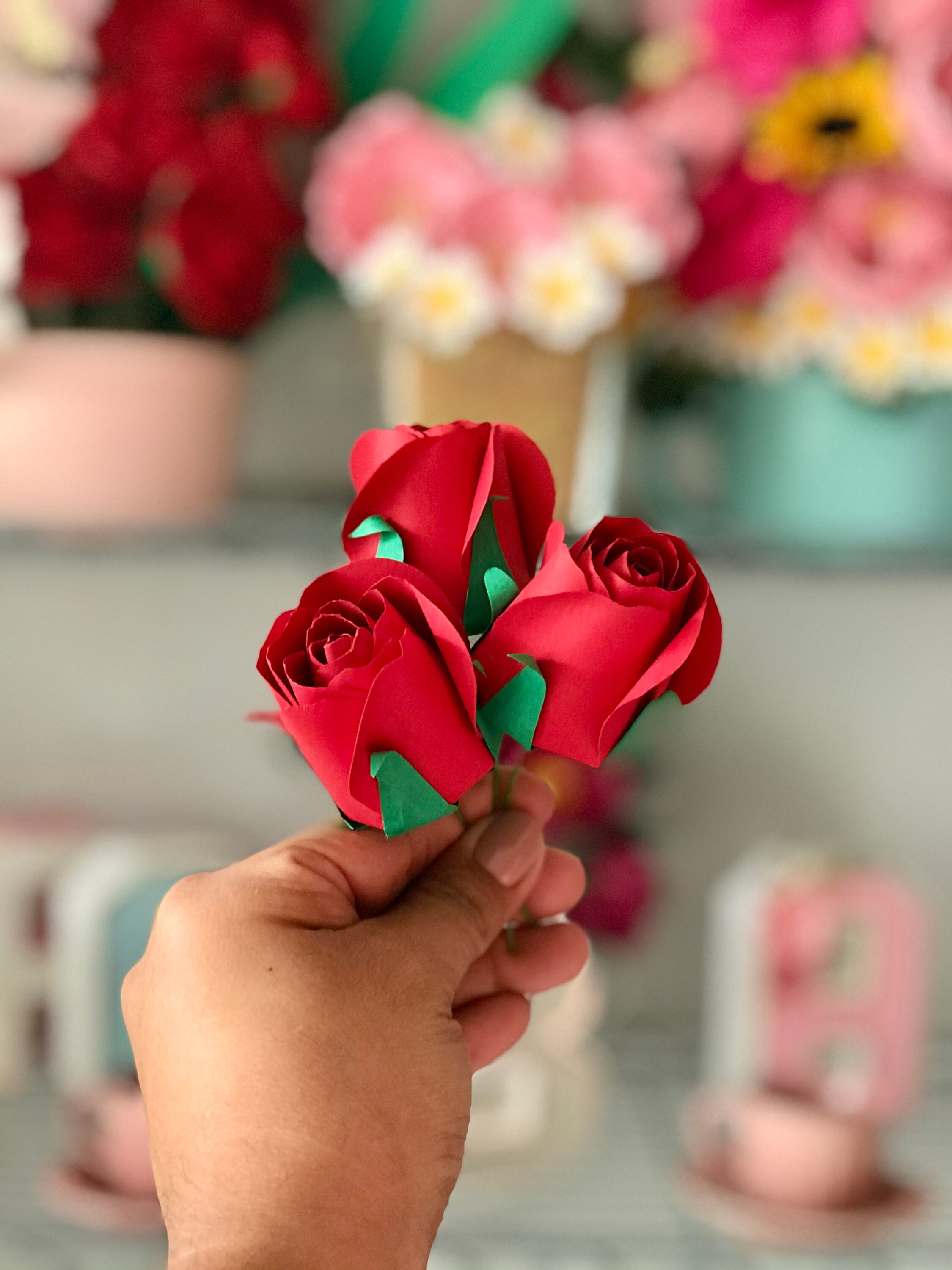 Rose Button With Video Tutorial - Format SVG, STUDIO, PDF - Decopau ...