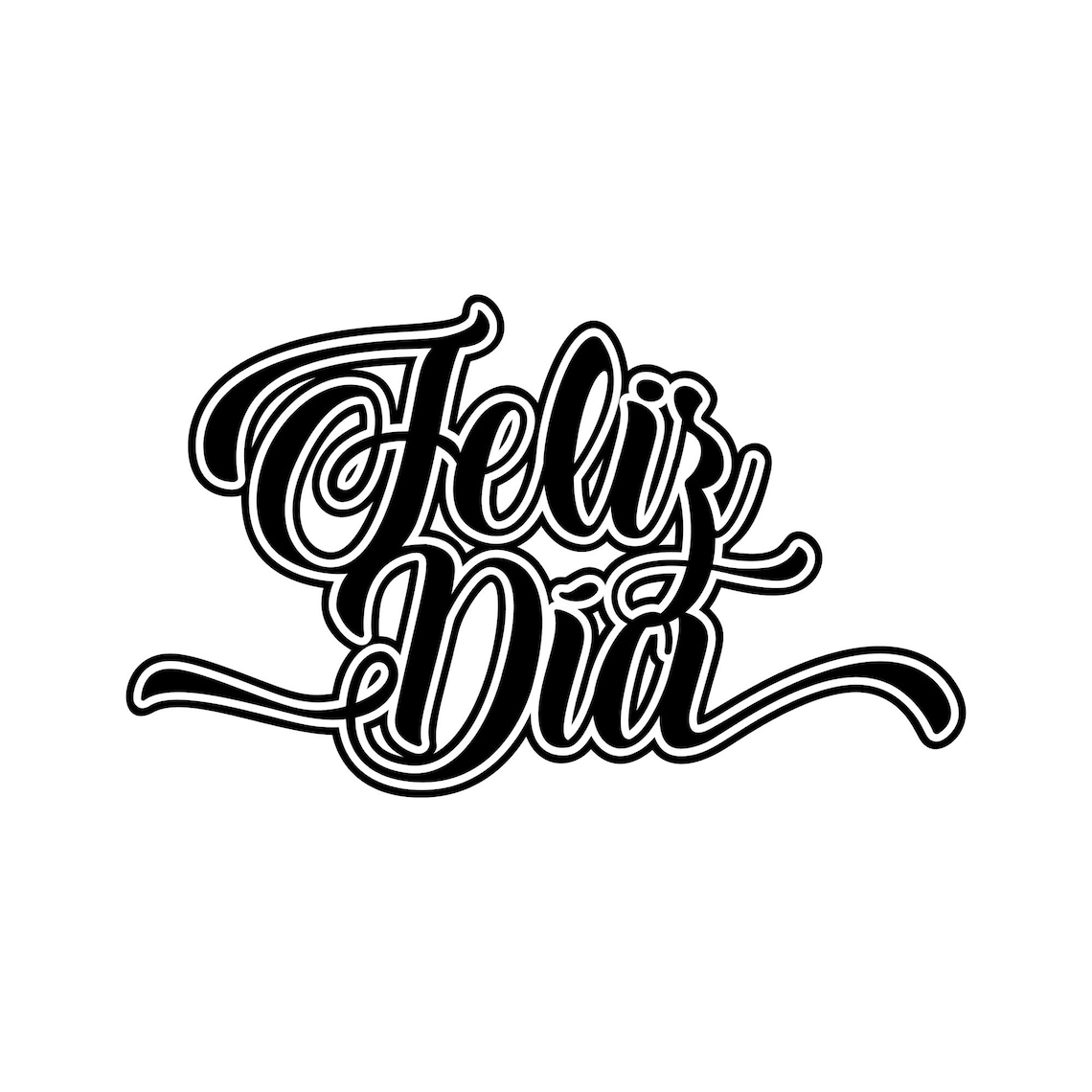 Topper Feliz Día Para Celebra Formato SVG for Cricut and - Etsy