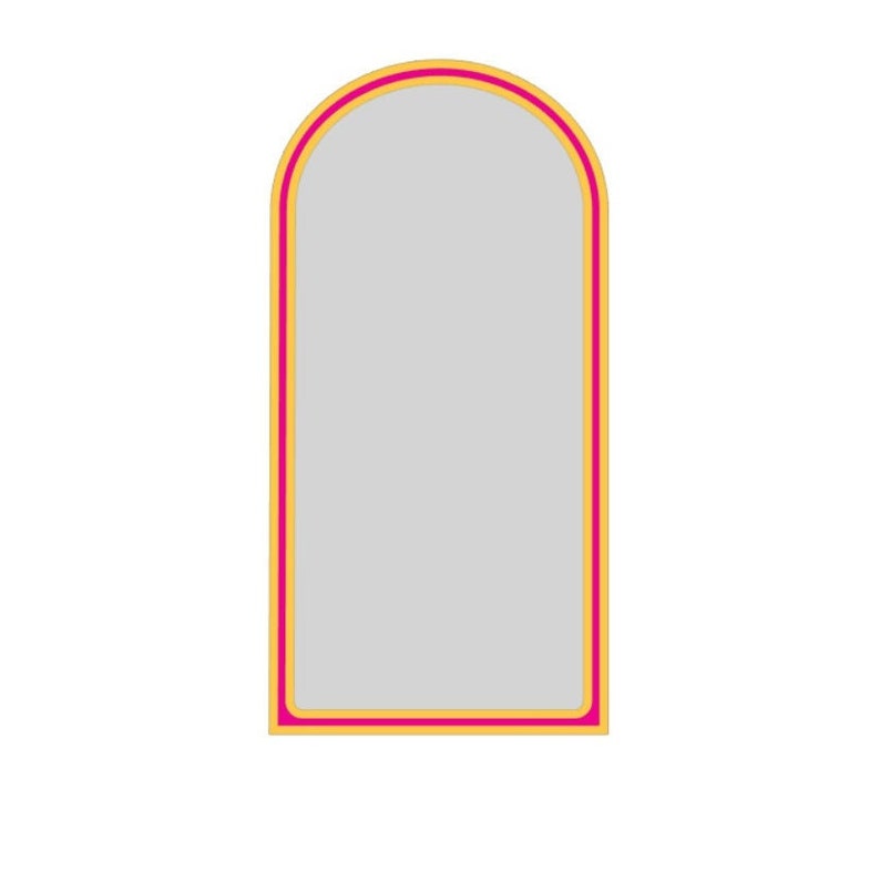 Arch Template Shaker Layer 3D Stripe Cake Topper SVG and Stuido Digital ...