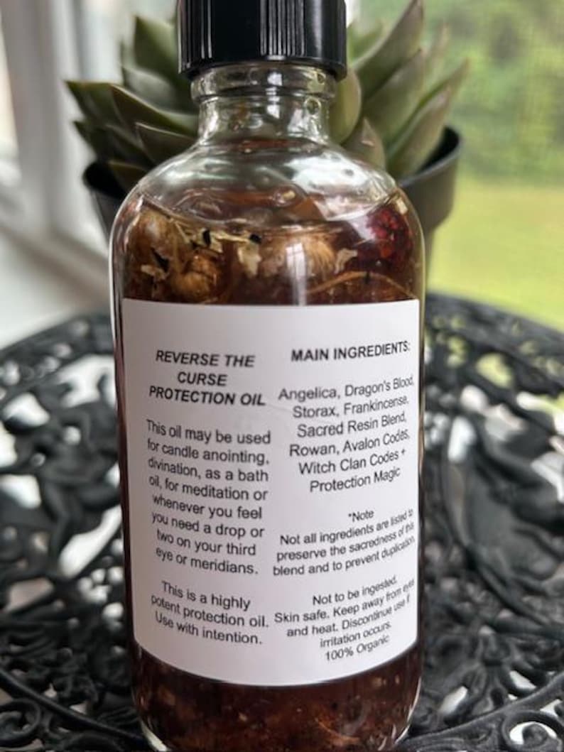 Reverse the Curse Oil, Hex Reversal, Spell Breaker, Banishing Oil ...