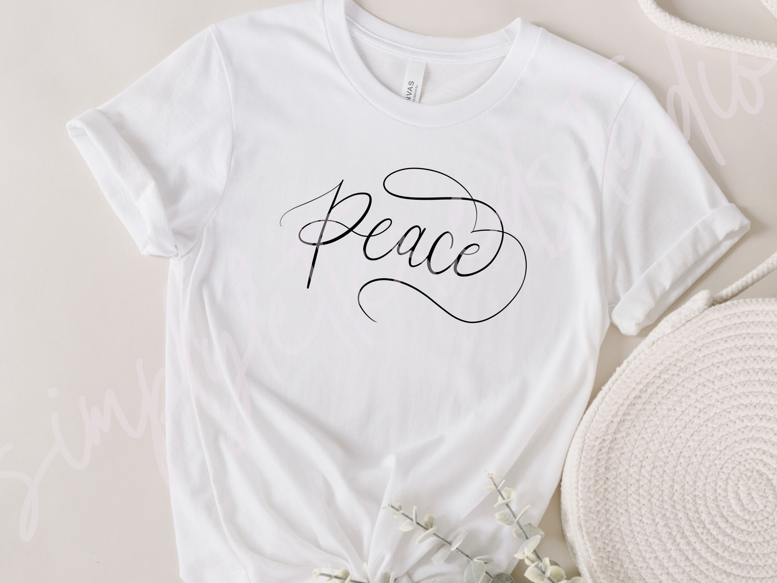 Peace SVG | Peace PNG | Hand Lettered Svg Files | Calligraphy Font ...